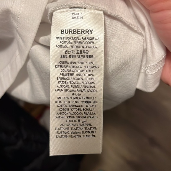 Burberry | Shirts | Burberry Oversized Vintage Check Tshirt | Poshmark